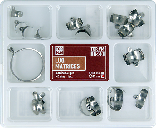 Lug matrices 30 pcs set + MD-Ring / 0,035 mm / 1.368 - TOR VM (zestaw ...