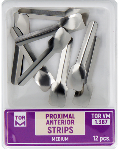 Matrices for front teeth restoration, medium (12 pcs box) 1.387 - TOR VM medium | Diagnostic and ...